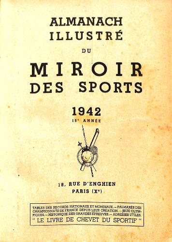 RELIURE ALMANACH DES SPORTS 1942-1947-1948-1949