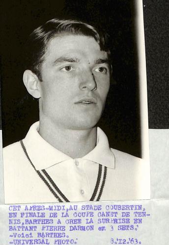 PHOTO ORIGINALE DE PRESSE DE PIERRE BARTHÈS BATTANT PIERRE DARMON EN ...